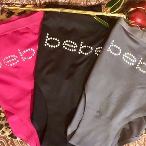 bebe | Intimates & Sleepwear | 3 Pair Of Sexy Plus Size Bebe Logo ...